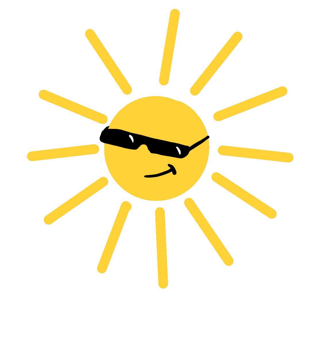 Sun Glowing Sticker By LittlefieldGIF for iOS & Android | GIPHY