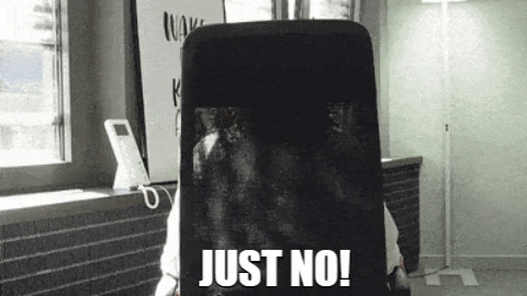 Just No GIF by WorkGenius - Find & Share on GIPHY