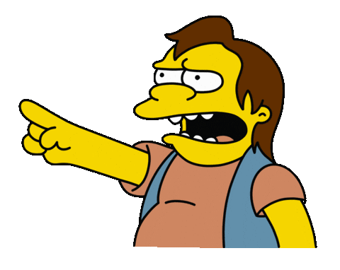 Ha Ha Simpsons Sticker by Cavan Infante for iOS & Android | GIPHY