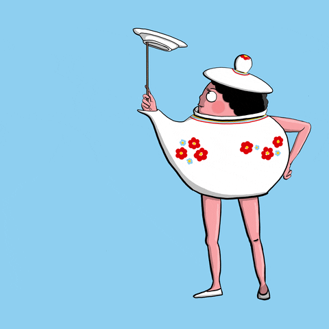 Tea Time Teapot GIF by Sympathiegestalten - Find & Share on GIPHY