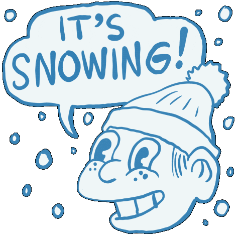 Snow Winter Sticker by Vienna Pitts for iOS & Android | GIPHY