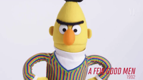 Bert Sesame Street Angry