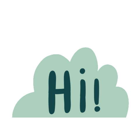 Wave Hello Sticker by Giulia Martinelli for iOS & Android | GIPHY