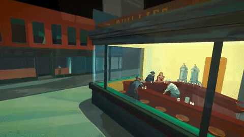 Edward-hopper-painting GIFs - Get the best GIF on GIPHY