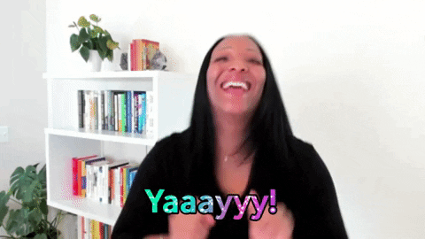 Happy Woman GIFs - Get the best GIF on GIPHY