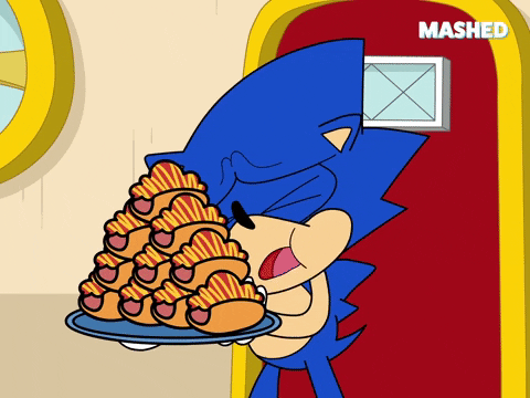 Hungry Sonic The Hedgehog GIF by Mashed - Find & Share on GIPHY