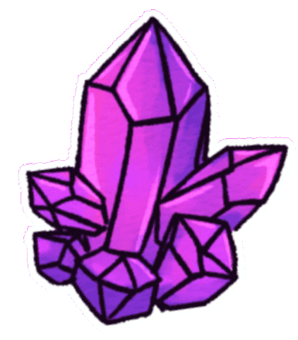Crystal Amethyst Sticker for iOS & Android | GIPHY
