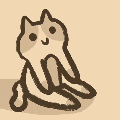Cat Waiting GIF by Abitan - Find & Share on GIPHY