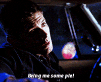 Supernatural Gif Dean Pie