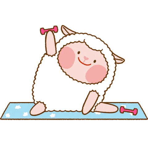 Exercising Work Out Sticker by popmartglobal for iOS & Android | GIPHY