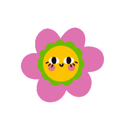 Happy Flower Sticker for iOS & Android | GIPHY