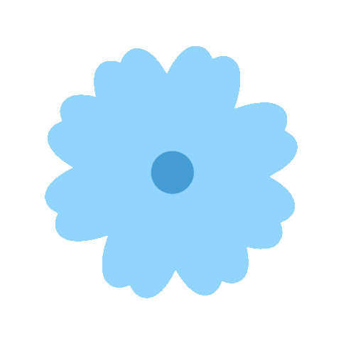 Animated Blue Flower