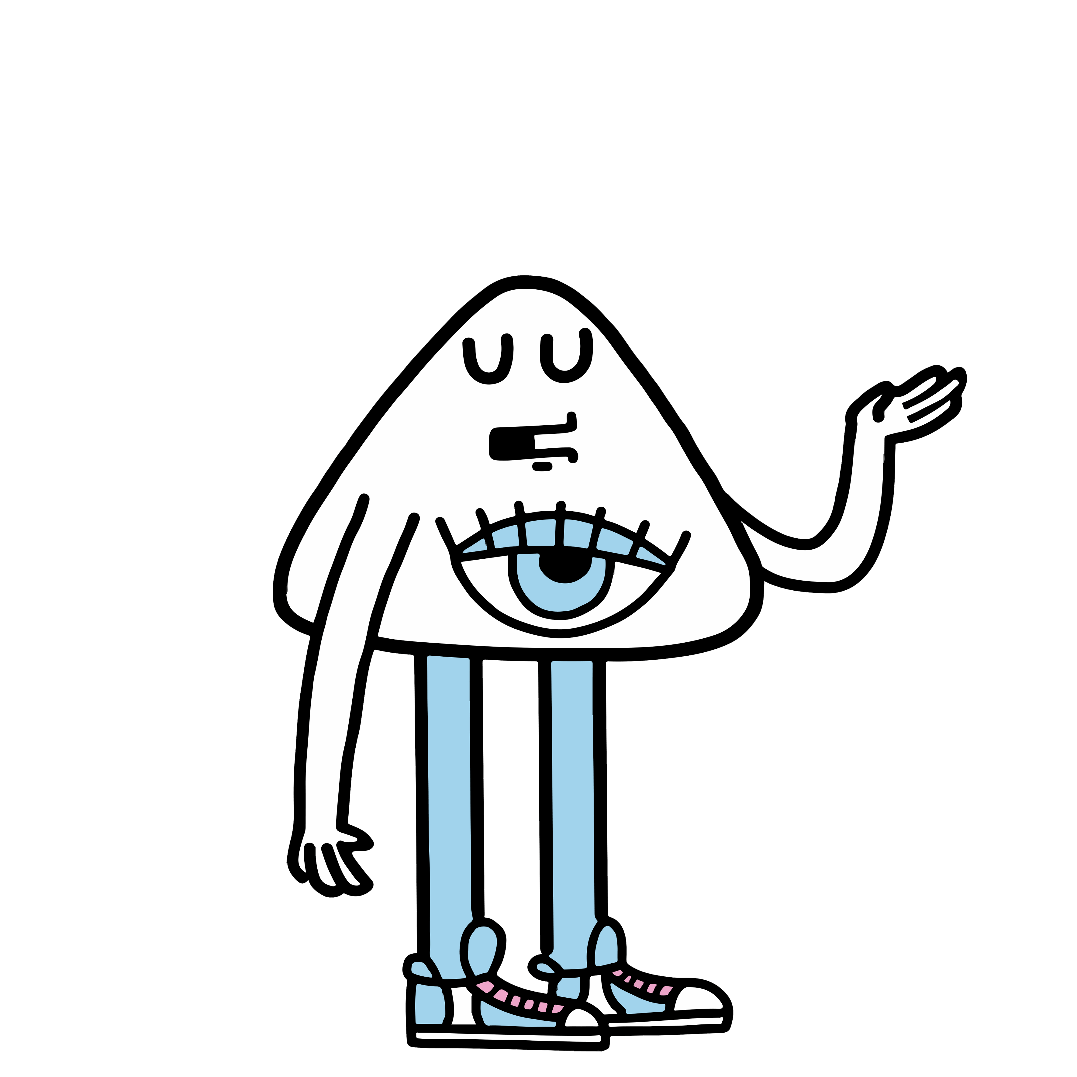 Karma Hello Sticker by P8ladas for iOS & Android | GIPHY