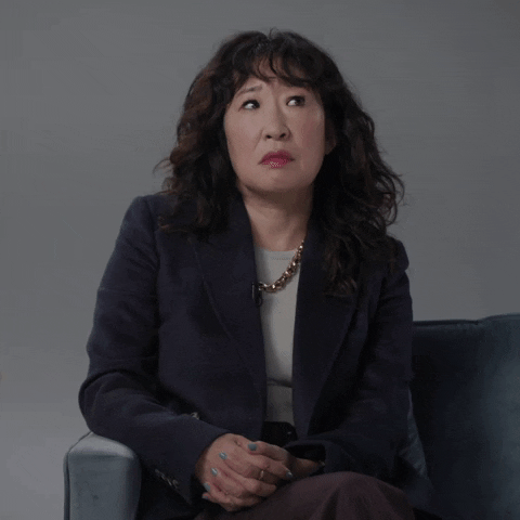 Sandra Oh Thinking GIF by PBS SoCal - Find & Share on GIPHY