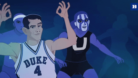 Duke Blue Devils Animation GIF by Duke Men's Basketball - Find & Share ...