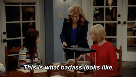 Nancy Travis Badass GIF by Last Man Standing - Find & Share on GIPHY