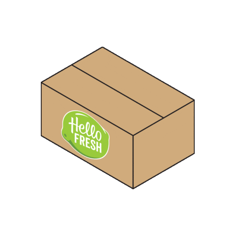 Box Dinner Sticker by HelloFresh Benelux for iOS & Android | GIPHY