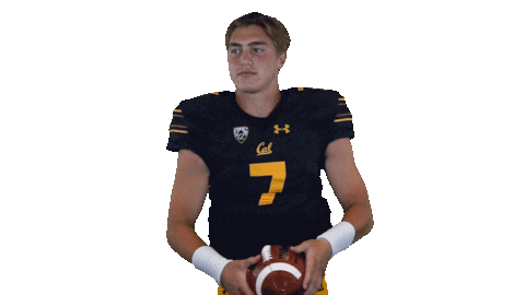 Cal Bears Football Sticker by Cal Athletics for iOS & Android | GIPHY