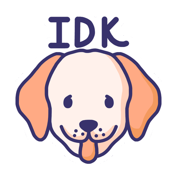 Dog Idk Sticker by Puppr for iOS & Android | GIPHY