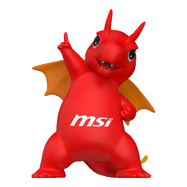 Dragon Pointing Sticker by MSI Gaming for iOS & Android | GIPHY