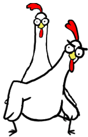 Dance Chicken GIF by happydog - Find & Share on GIPHY