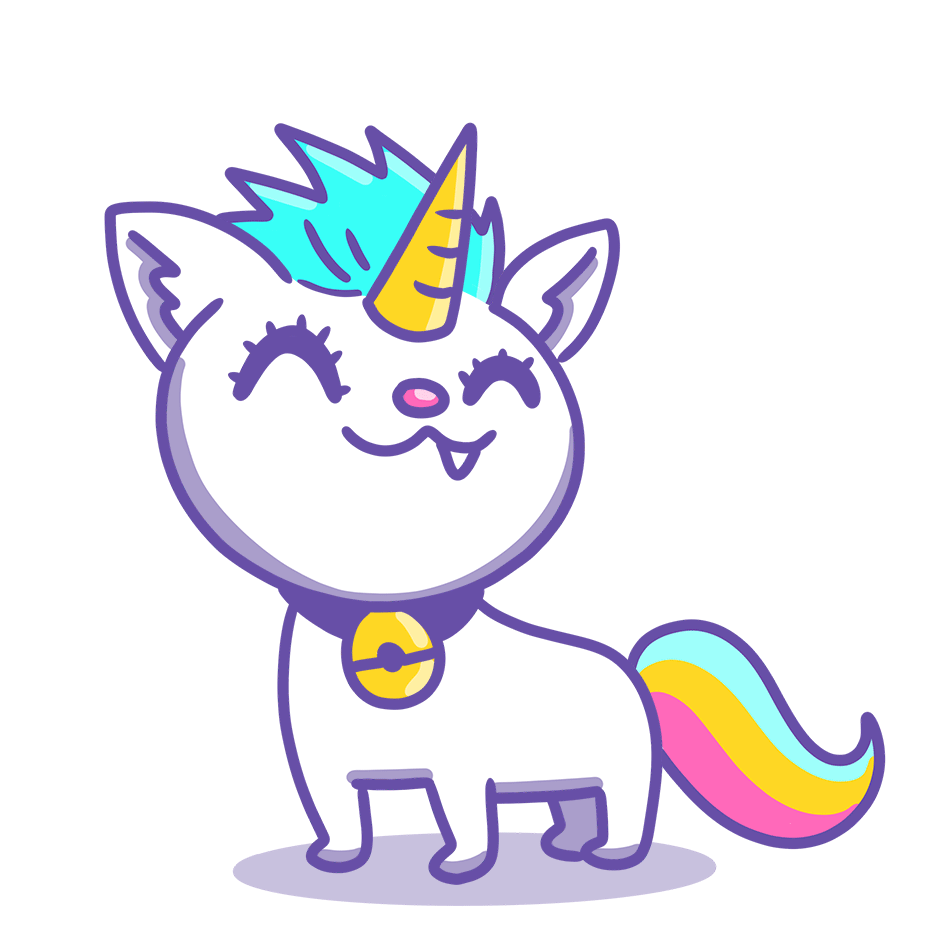 Good Vibes Cat Sticker by Geo Law for iOS & Android | GIPHY