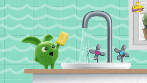 Wash Your Hands Bunnies GIFs on GIPHY - Be Animated