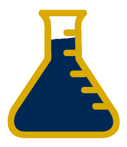Chemistry Flask Sticker by UC Davis for iOS & Android | GIPHY