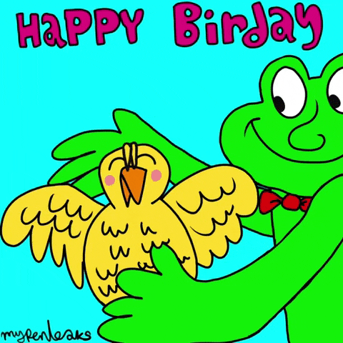 Birthday Bird GIFs - Get the best GIF on GIPHY