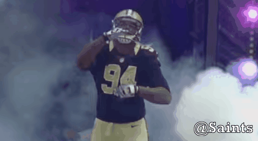 Nfl Saints Gameday GIF by New Orleans Saints - Find & Share on GIPHY