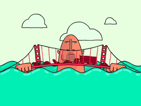 The Rock Animation GIF by Tony Babel - Find & Share on GIPHY