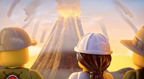 Lego City Volcano GIF by LEGO - Find & Share on GIPHY