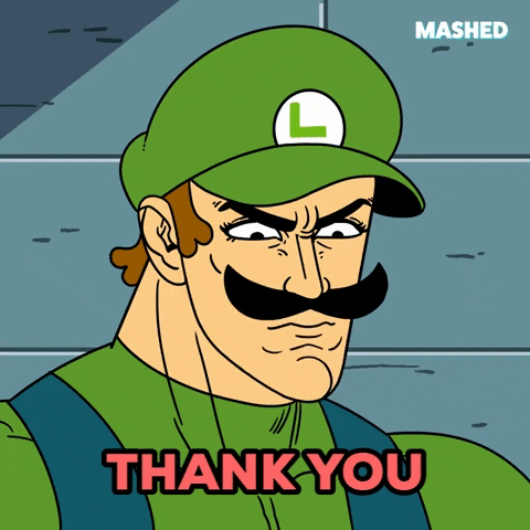 Super Mario Thank You GIF by Mashed - Find & Share on GIPHY