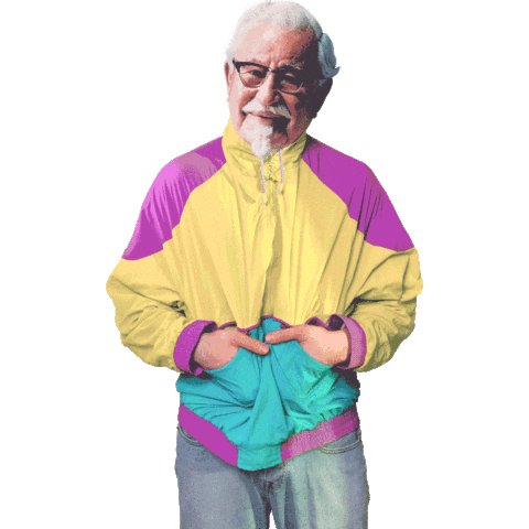 Colonel Sanders Sticker by KFC Costa Rica for iOS & Android | GIPHY