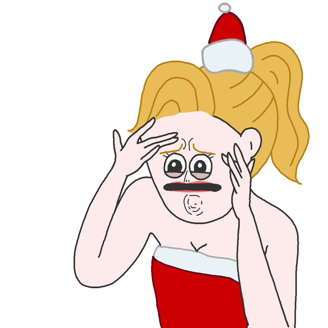 Sad Christmas Sticker by BuzzFeed Animation for iOS & Android | GIPHY