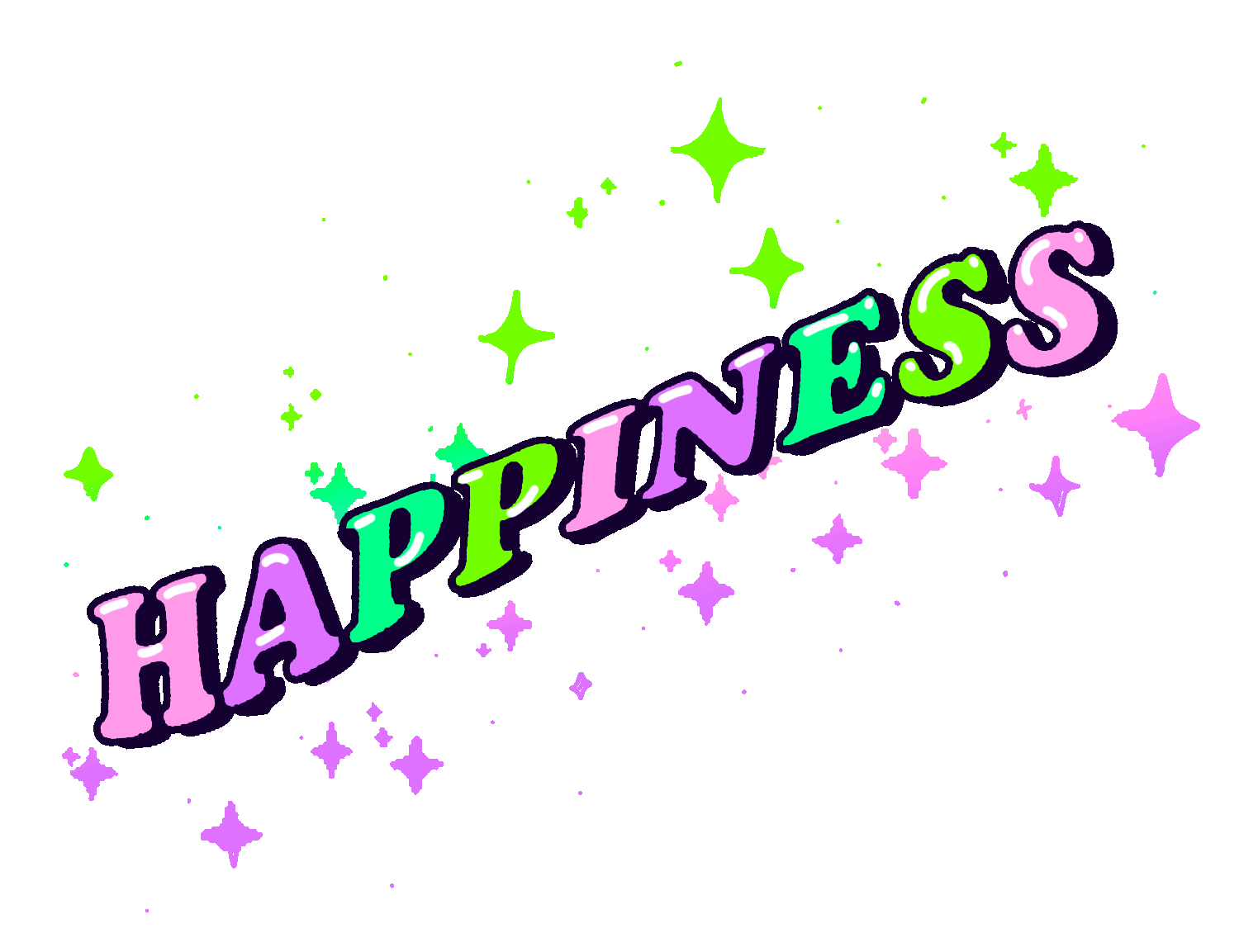 Happy Good Vibes Sticker by megan motown for iOS & Android | GIPHY