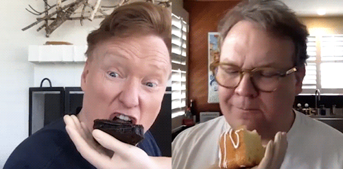 Feed Me Cake GIF by Team Coco - Find & Share on GIPHY