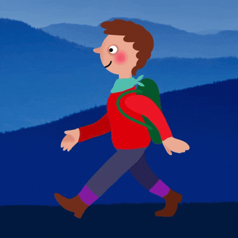 Trekking Walking Hiking GIFs - Get the best GIF on GIPHY
