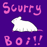 Scared Mouse Gif
