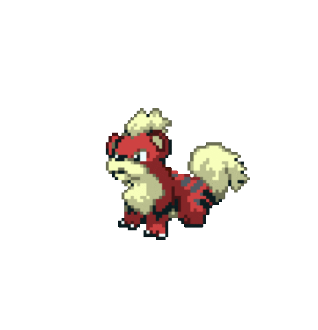 Growlithe Animated Sprite