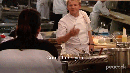Come Gordon Ramsay GIF by PeacockTV - Find & Share on GIPHY
