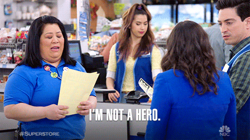 Not A Hero Nbc GIF by Superstore - Find & Share on GIPHY