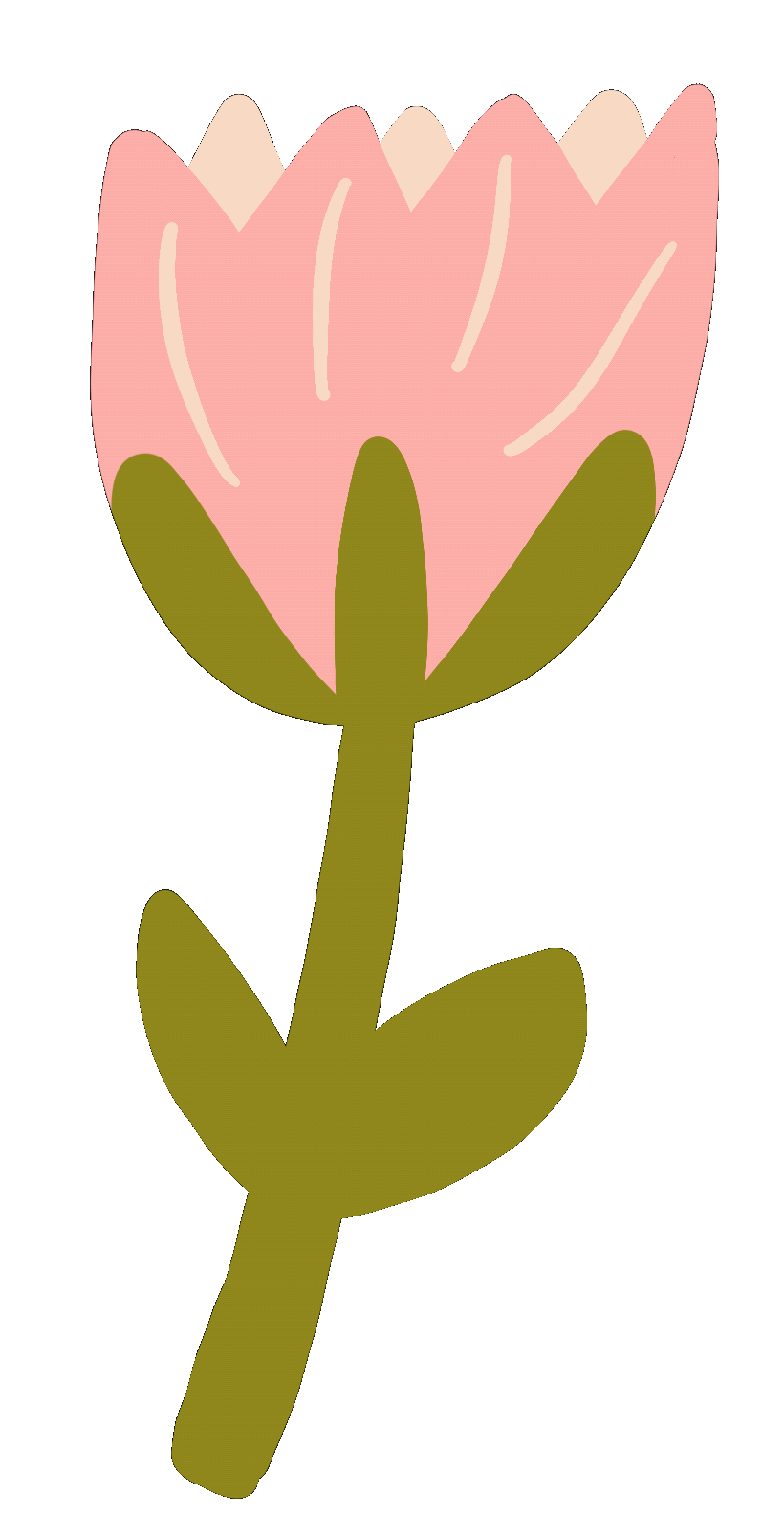 Pink Flower Sticker for iOS & Android | GIPHY