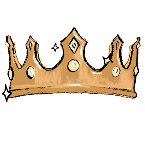 Trending Crown Sticker by Courtney Shields for iOS & Android | GIPHY