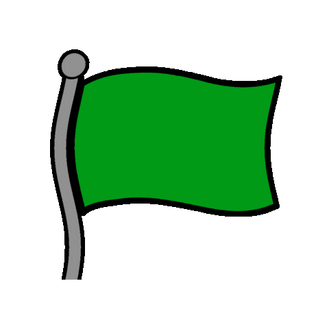 Go Green Flag Sticker by Sampsoid for iOS & Android | GIPHY