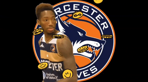 Basketball Assist GIF by Worcester Wolves - Find & Share on GIPHY