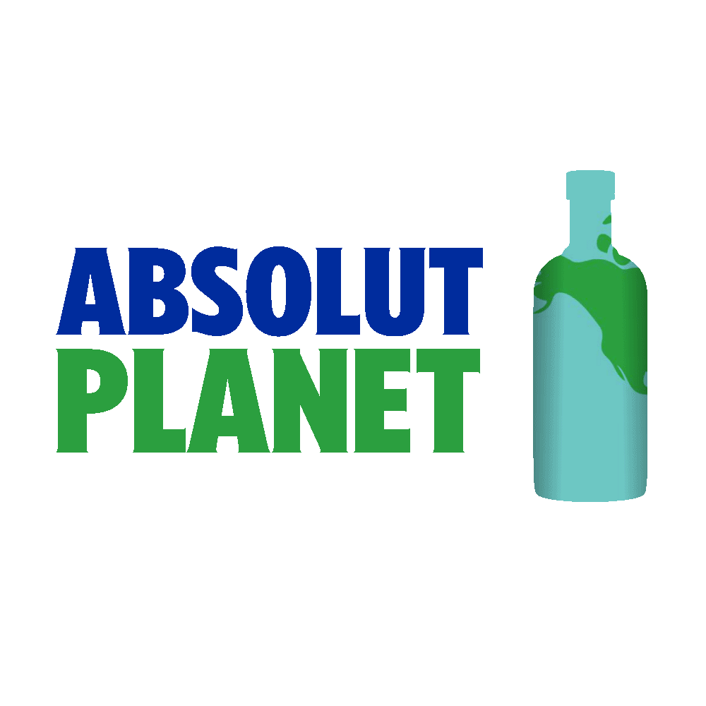 Earth Planet Sticker by Absolut Vodka for iOS & Android | GIPHY