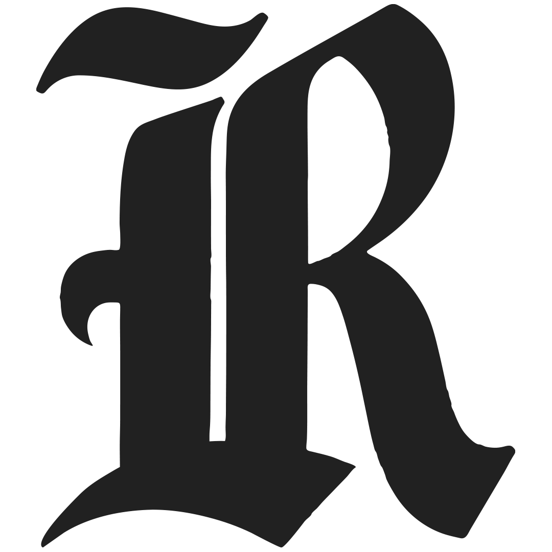 Old English R Sticker by REBEL8 for iOS & Android | GIPHY