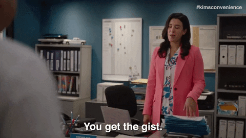But You Get The Gist GIFs - Get the best GIF on GIPHY