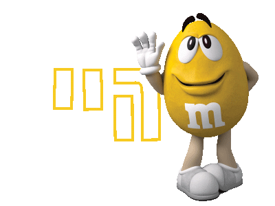 Mms Hello Sticker by M&M's IL for iOS & Android | GIPHY
